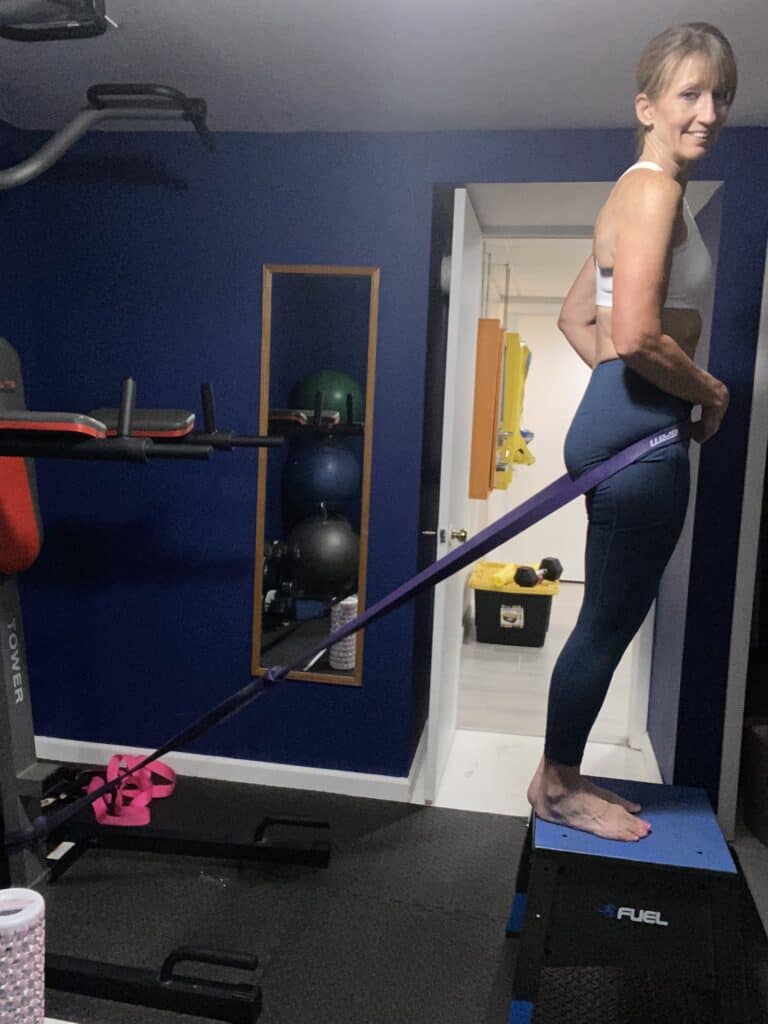 5 Ways To Use Resistance Bands With Your Step Ups | Simply Aging Healthy