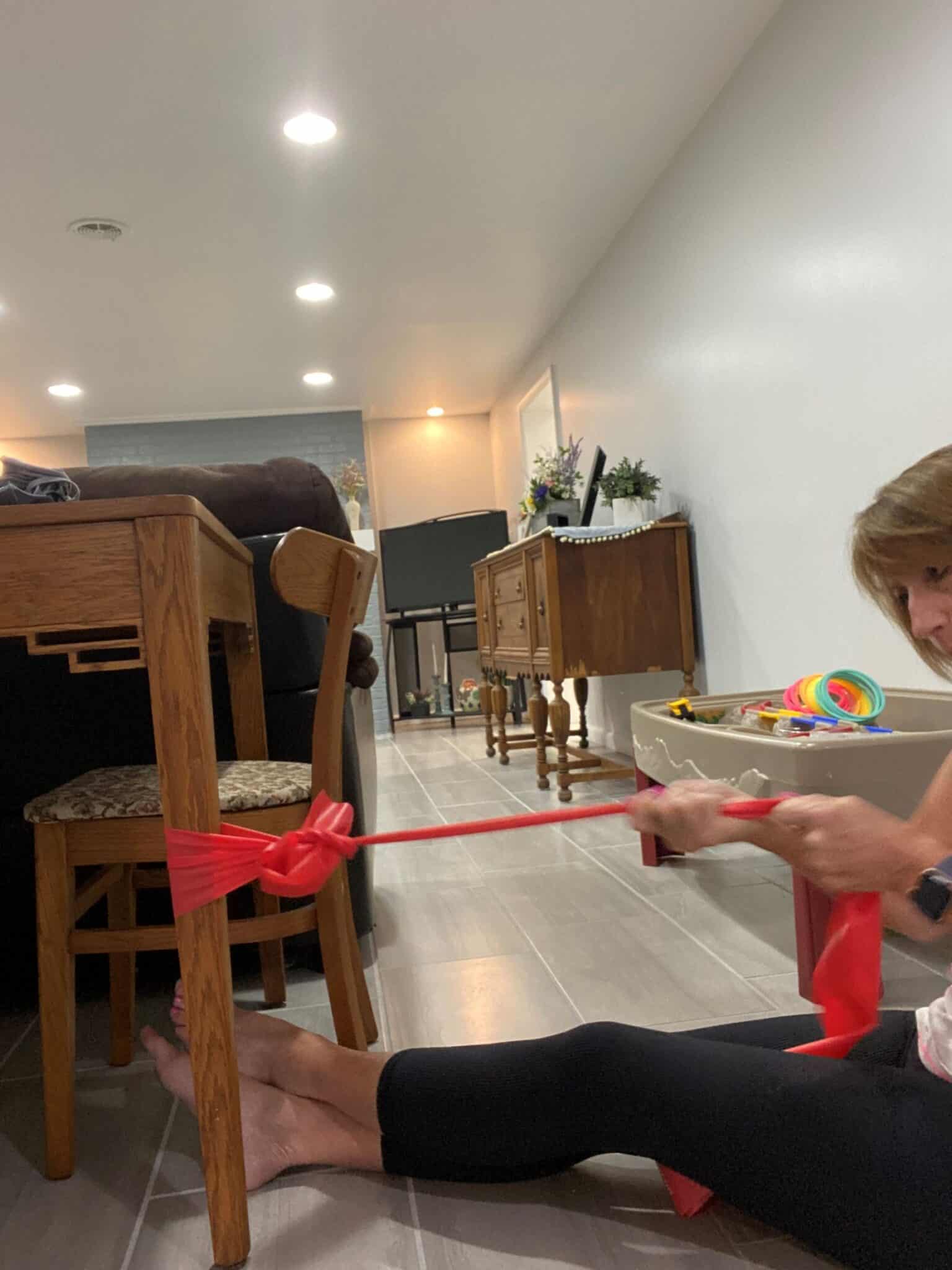 The Best Way To Tie Resistance Bands | Simply Aging Healthy