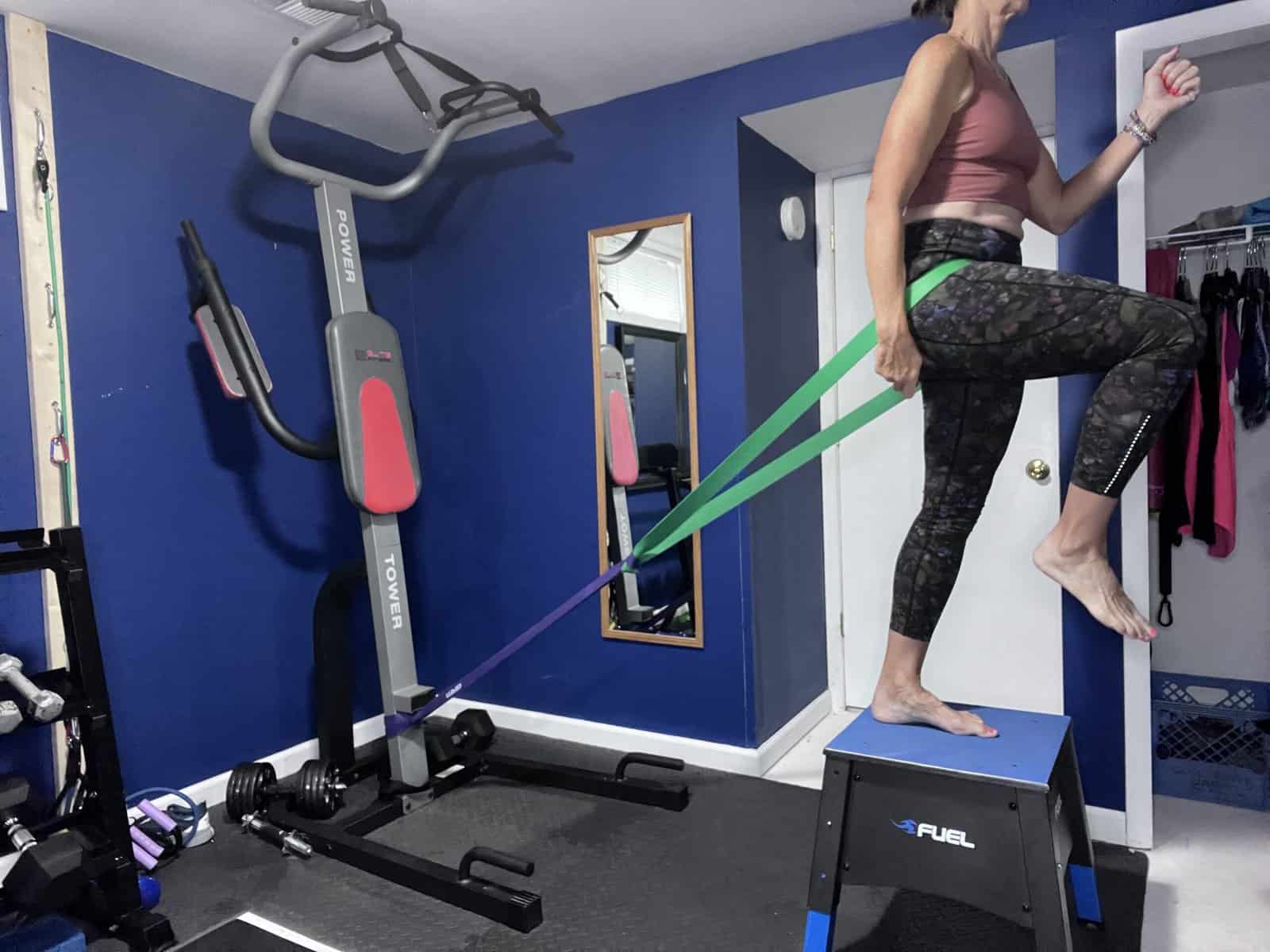The 5 Best Ways To Use Resistance Bands With Step Ups | Simply Aging ...